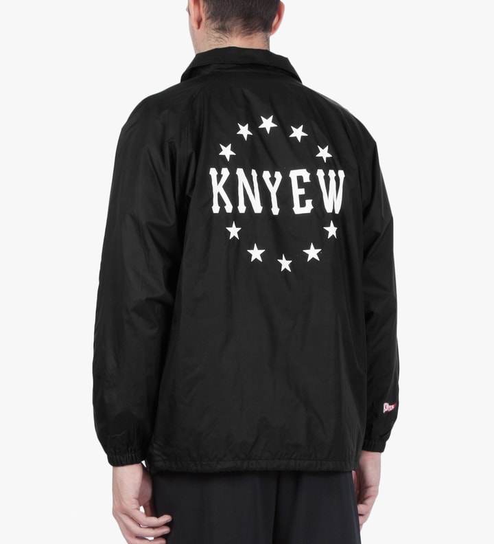 KNYEW - Black Declaration Coach Jacket | HBX - Globally Curated Fashion ...