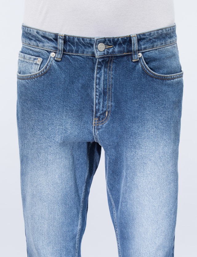 Wood Wood - Wes Classic Blue Vintage Jeans | HBX