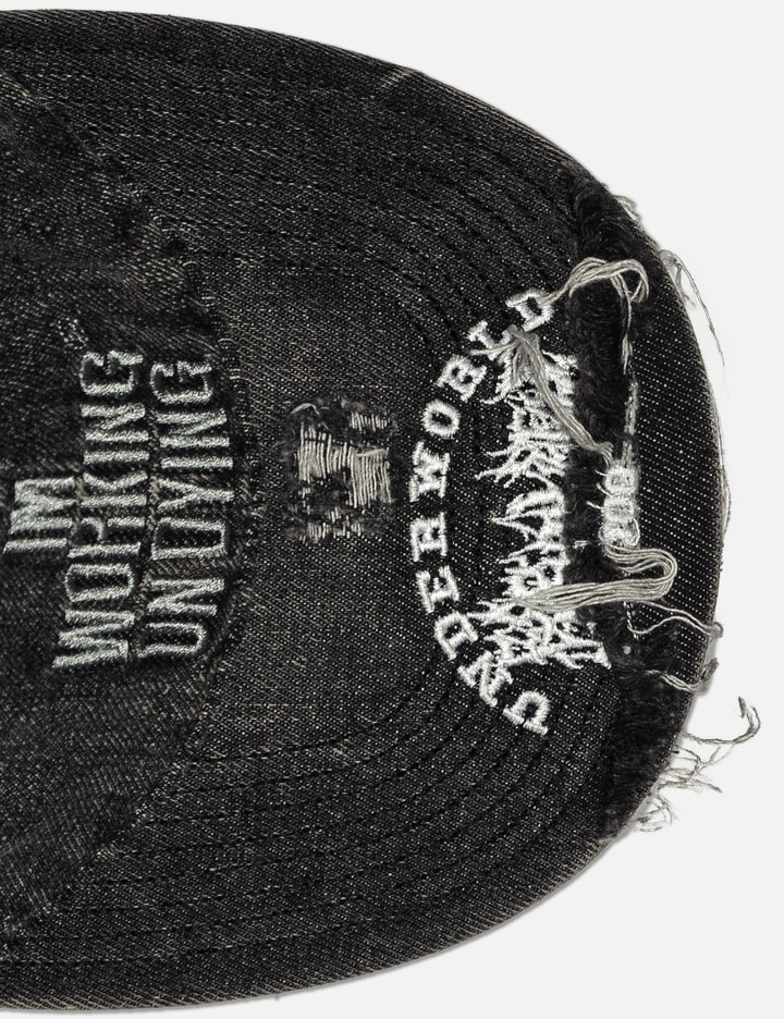 Reckless Scholars - Wod Thrashed Denim Cap | HBX
