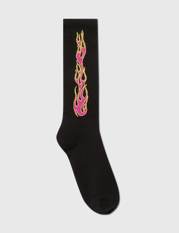 Palm Angels - Flames Socks | HBX - Globally Curated Fashion and ...