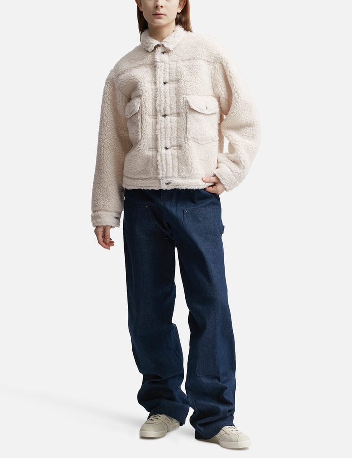 Human Made - WOOL BLENDED BOA FLEECE WORK JACKET | HBX