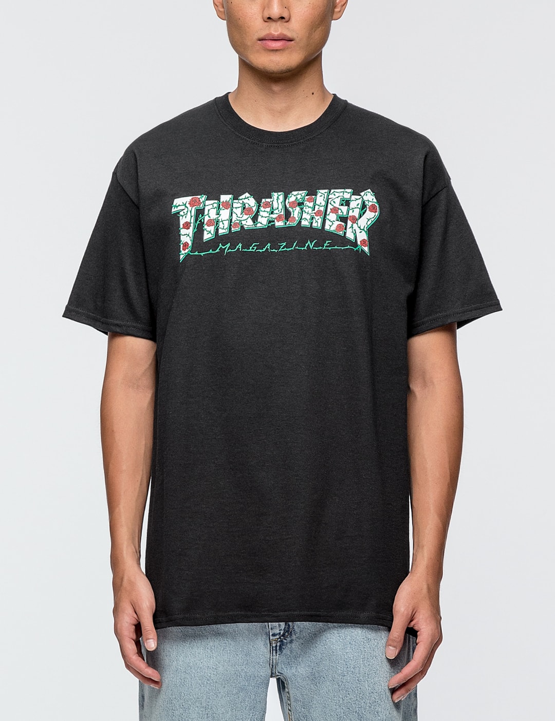 Thrasher - Roses S/S T-Shirt | HBX - Globally Curated Fashion and ...