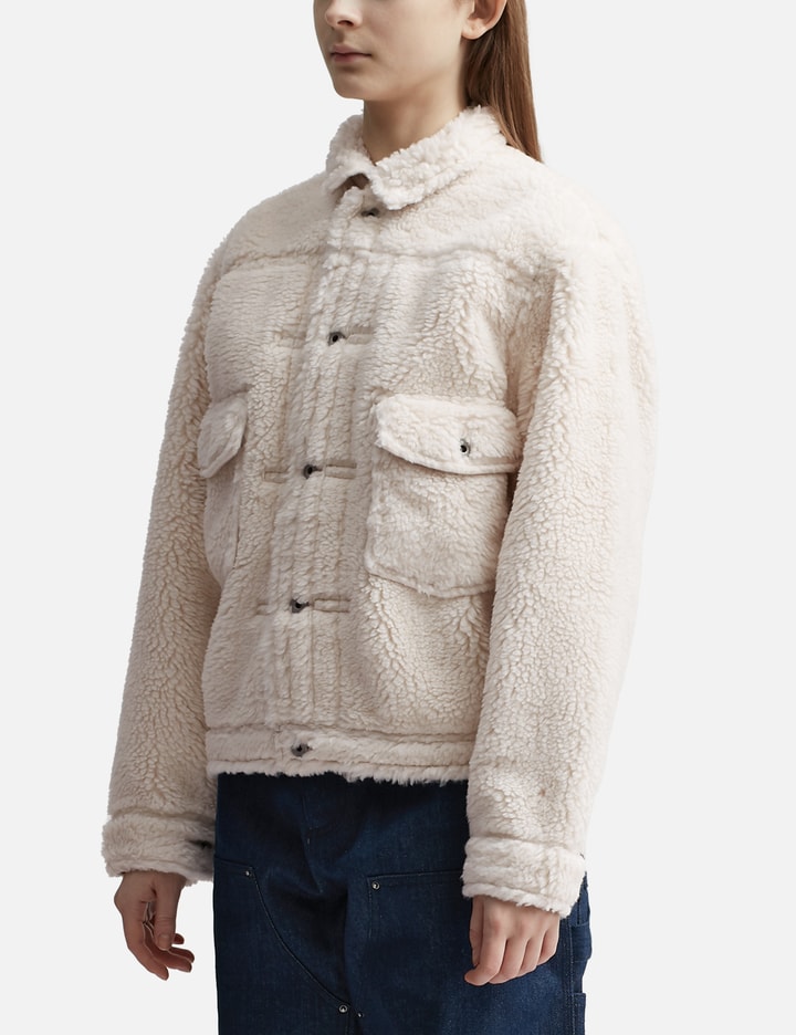 Human Made - WOOL BLENDED BOA FLEECE WORK JACKET | HBX