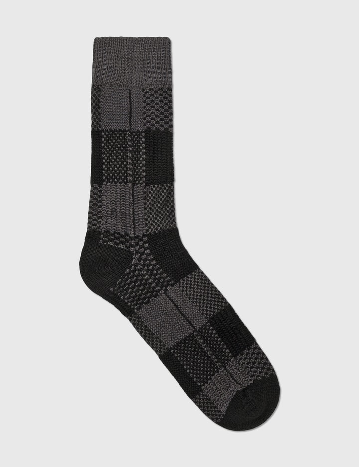 Sacai - Buffalo Check Socks | HBX - Globally Curated Fashion and ...
