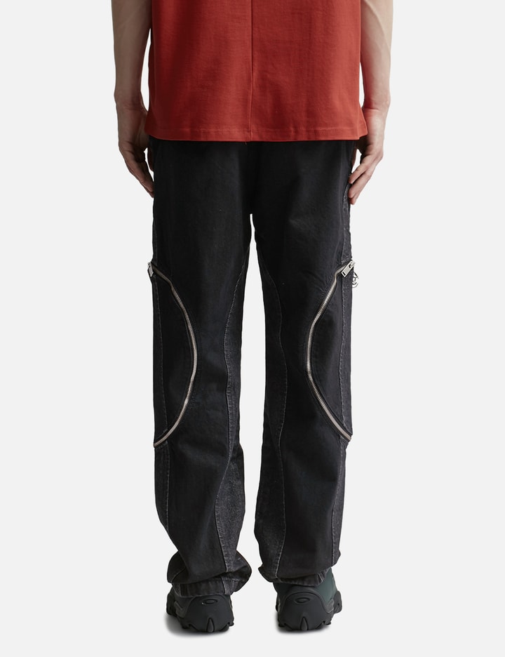 FINE CHAOS - CIRCLE-ZIP DENIM PANTS | HBX