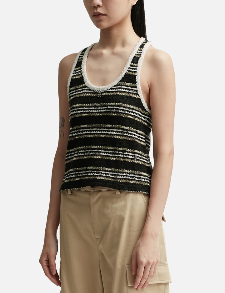 Kijun - Striped U Neck Tank Top | HBX