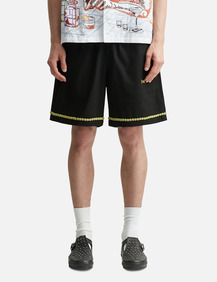Lorenz - Beaded Smiley Shorts | HBX