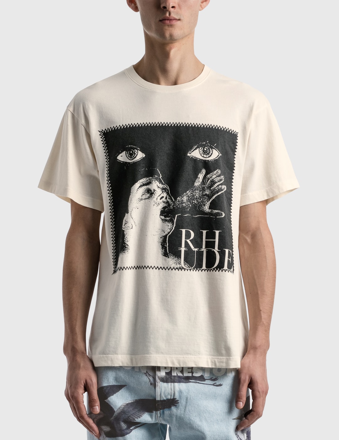 Rhude - Post Stamp T-shirt | HBX - Globally Curated Fashion and ...