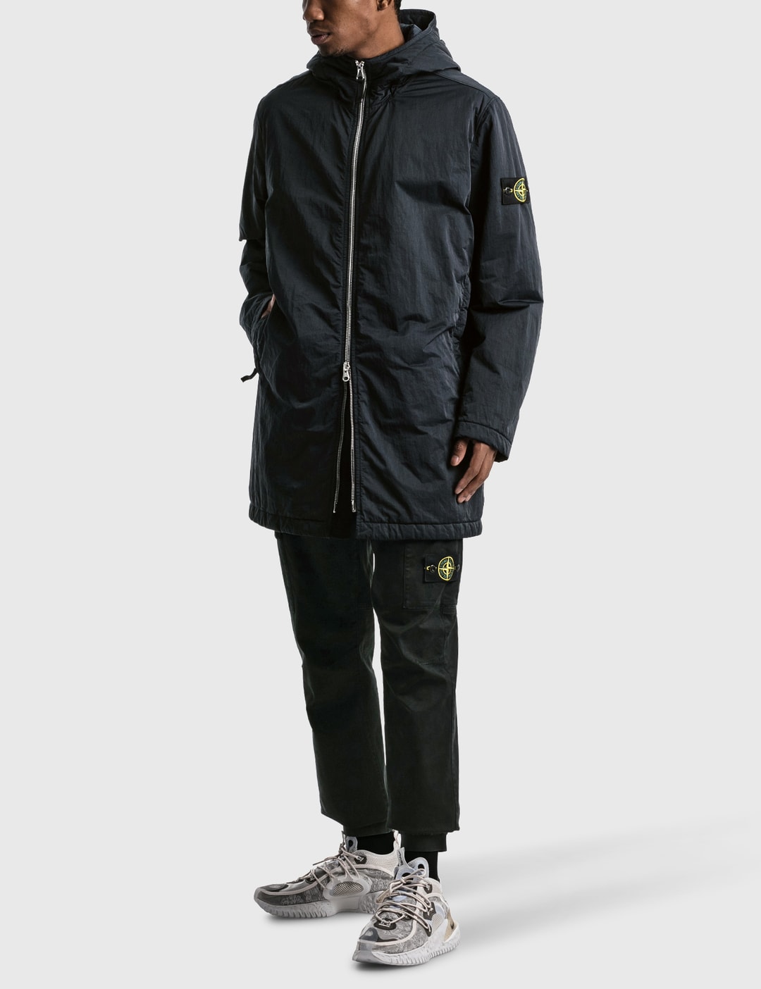 Stone Island - Padded Blouson Jacket | HBX - Globally Curated Fashion ...