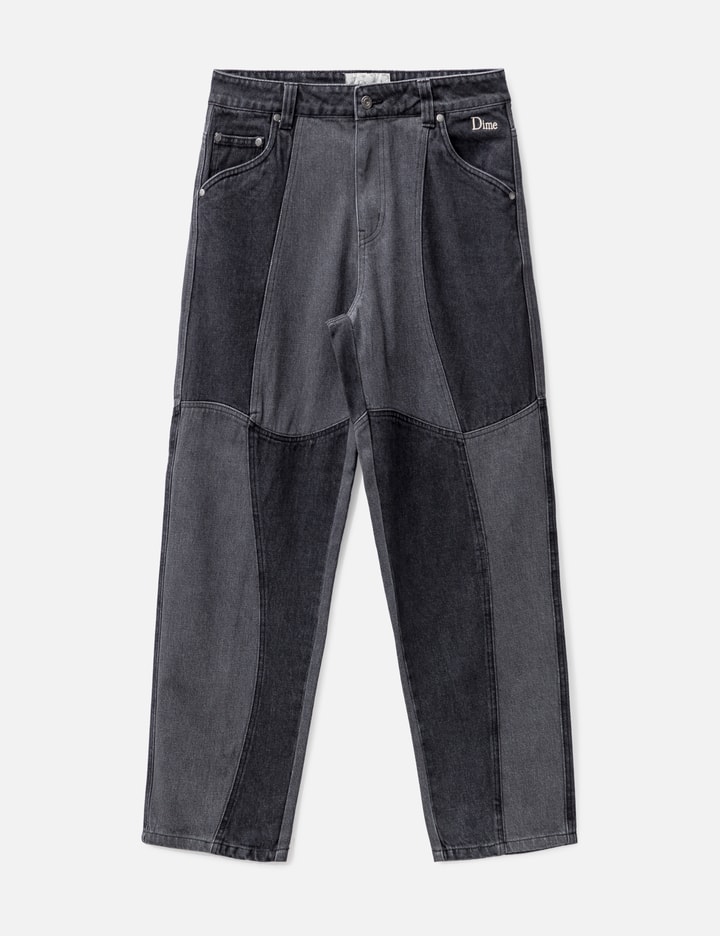 Dime - Blocked Relaxed Denim Pants | HBX - HYPEBEAST 為您搜羅全球潮流時尚品牌