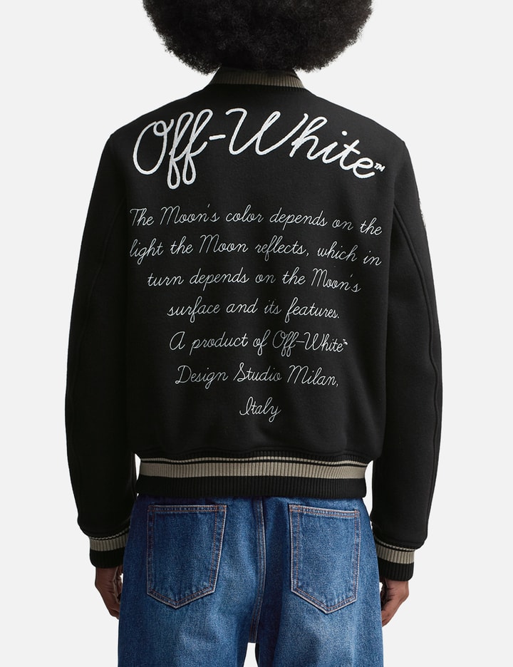Off-White™ - Moon Phase Varsity Bomber Jacket | HBX - Globally Curated ...
