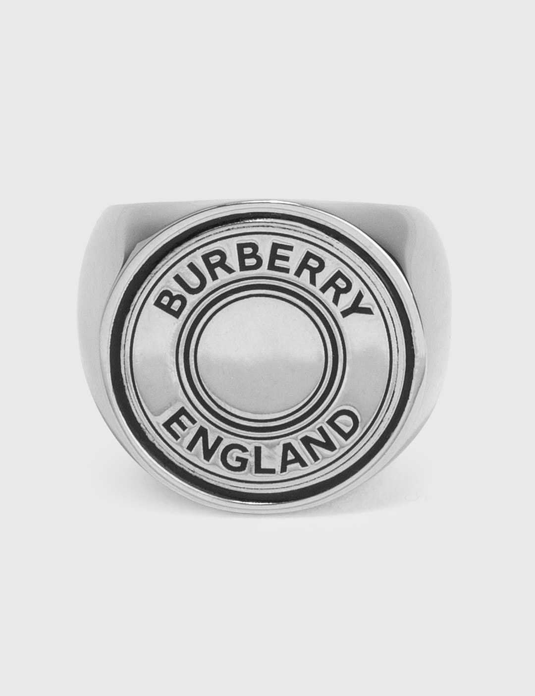 Burberry - Round Logo Signet Ring | HBX - Globally Curated Fashion and ...