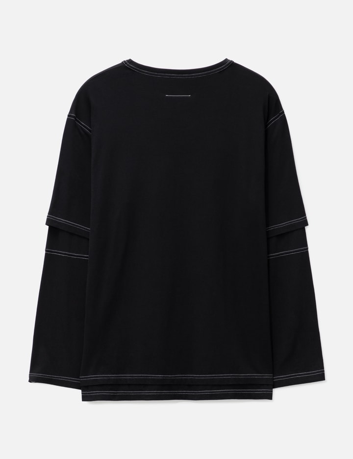 MM6 Maison Margiela - DOUBLE SLEEVE T-SHIRT | HBX - Globally Curated Fashion and Lifestyle by ...