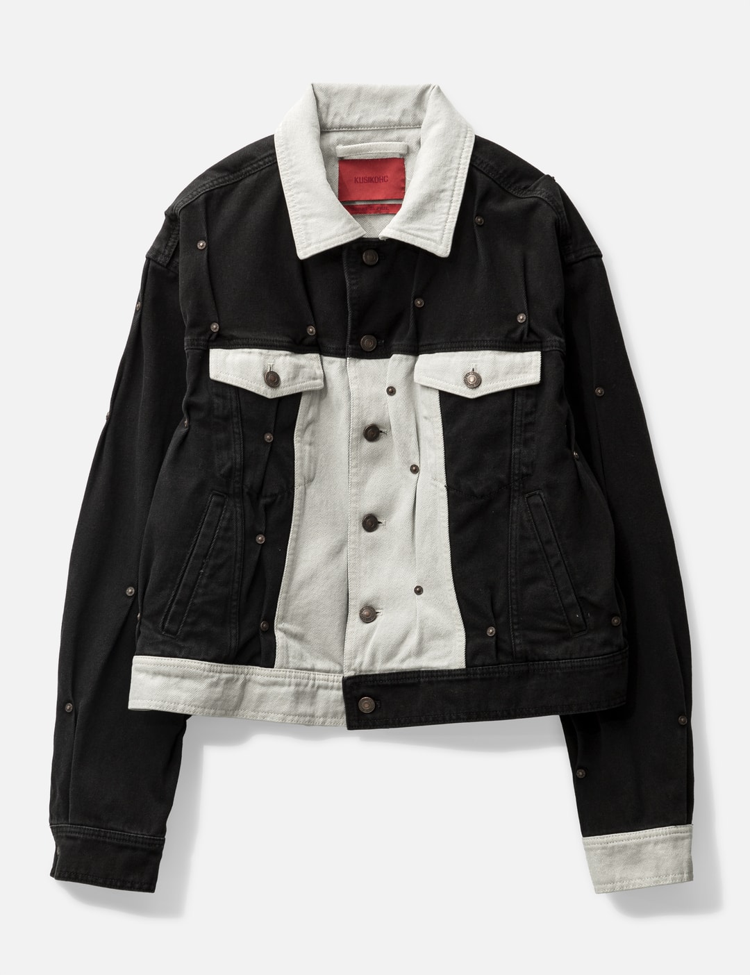 KUSIKOHC - MULTI RIVET DENIM JACKET | HBX