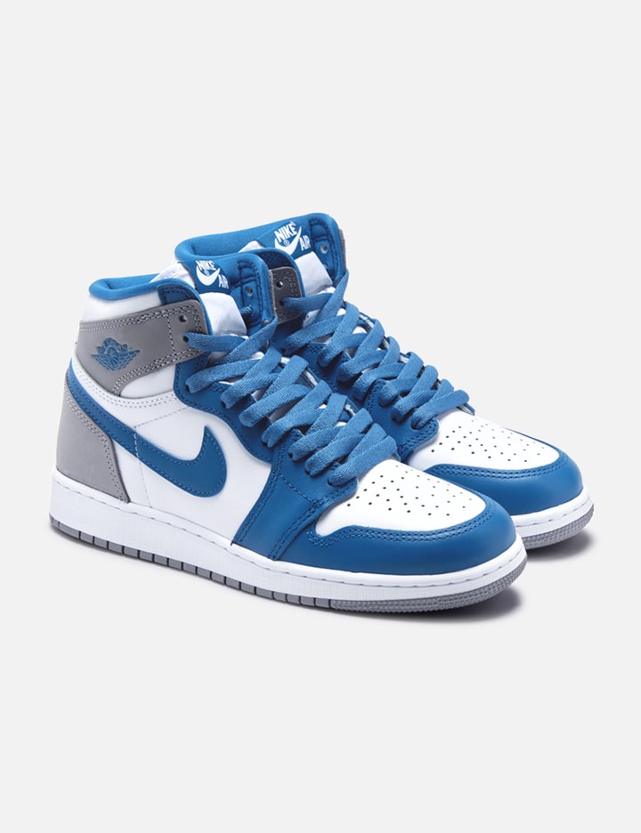 Jordan Brand - Air Jordan 1 True Blue (GS) | HBX - Globally Curated ...
