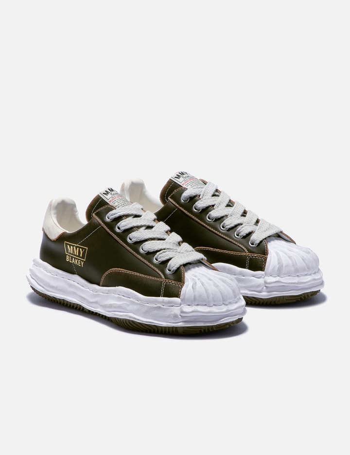 Maison Mihara Yasuhiro - "BLAKEY" OG Vintage Effect Sole Leather Low ...