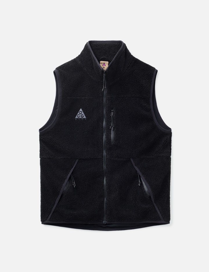 Nike ACG Sherpa Vest - Black sherpa vest, excellent condition | HBX