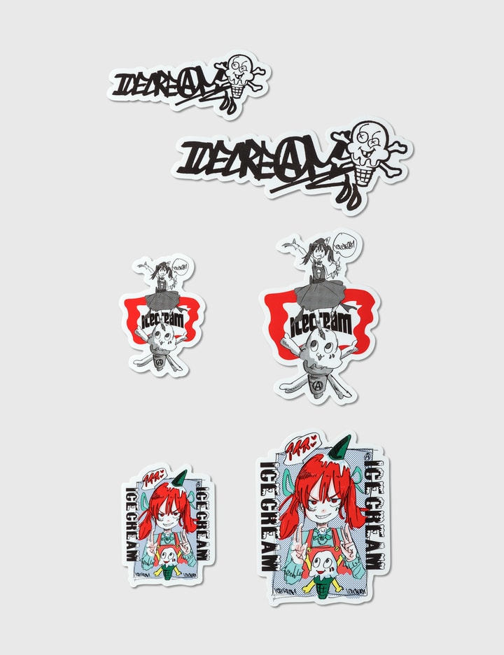 Icecream - Icecream × Jun Inagawa Sticker Pack | HBX - Globally Curated ...