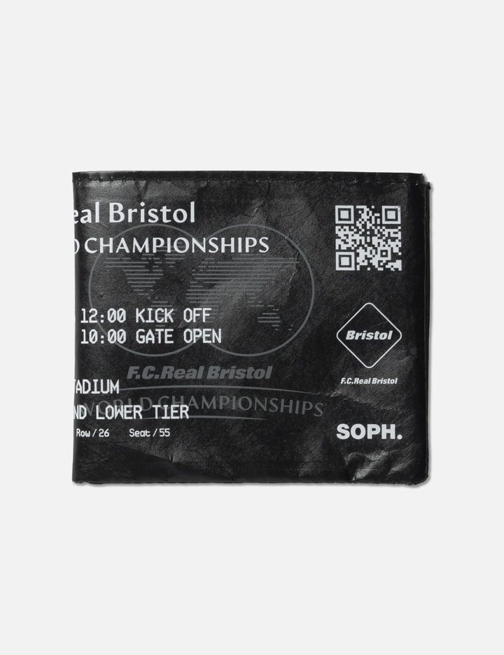 F.C. Real Bristol Ticket Mini Wallet - Lightweight Tyvek wallet with a ...