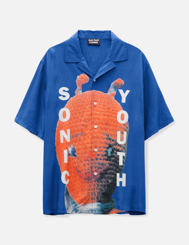 Pleasures - PLEASURES x Sonic Youth Alien Camp Collar Shirt | HBX ...