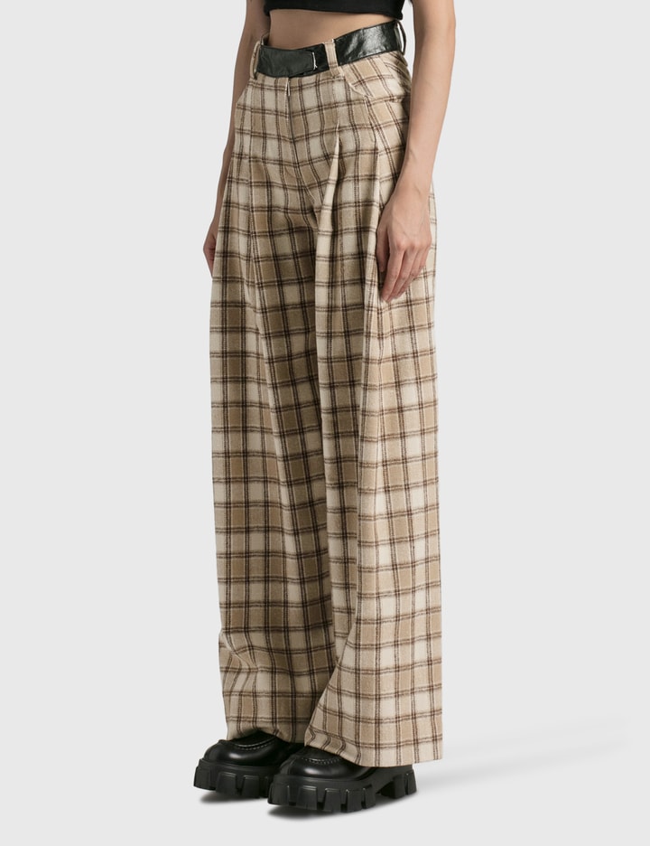 Kijun - Check Wide Pants | HBX - Globally Curated Fashion and Lifestyle ...