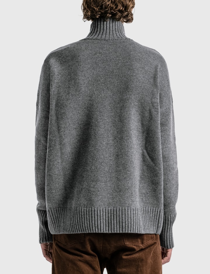 Maison Kitsuné - Fox Head Oversize High Neck Pullover | HBX - Globally ...