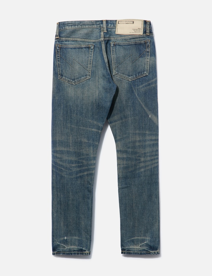 NEIGHBORHOOD - NEIGHBORHOOD WASHED SKINNY DENIM PANTS | HBX - Globally Curated Fashion and ...