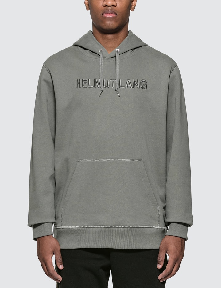 Helmut Lang - Raised Font Hoodie | HBX - Globally Curated Fashion and ...