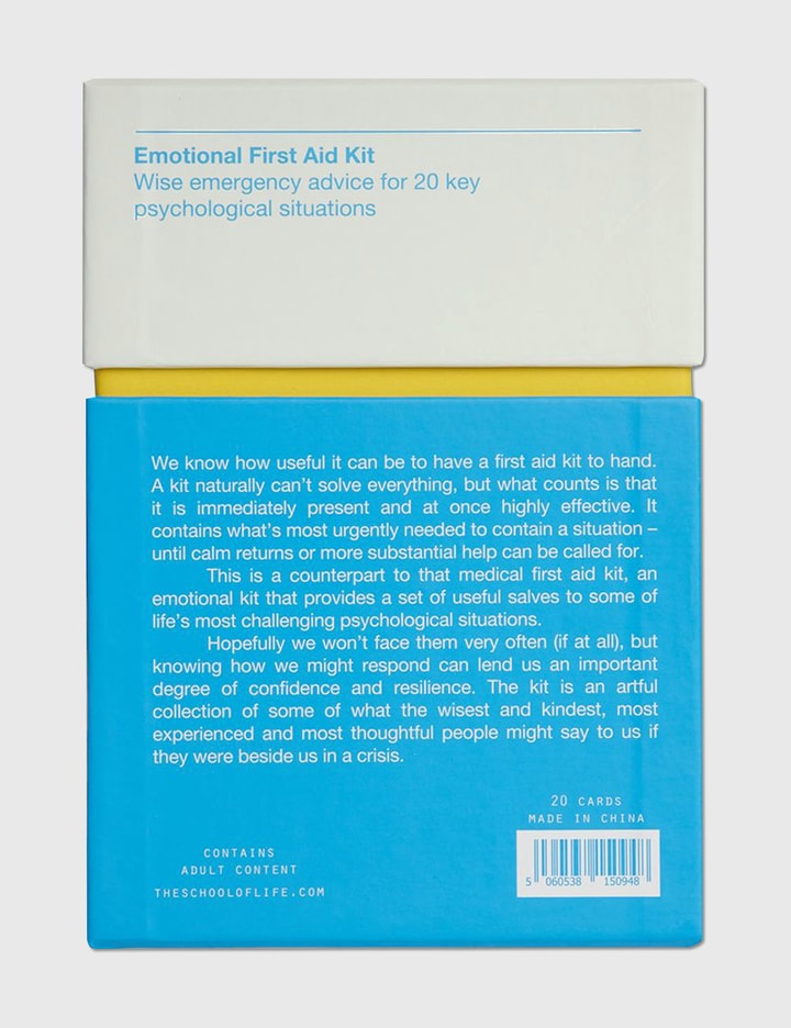 The School of Life - Emotional First Aid Kit | HBX - Globally Curated ...
