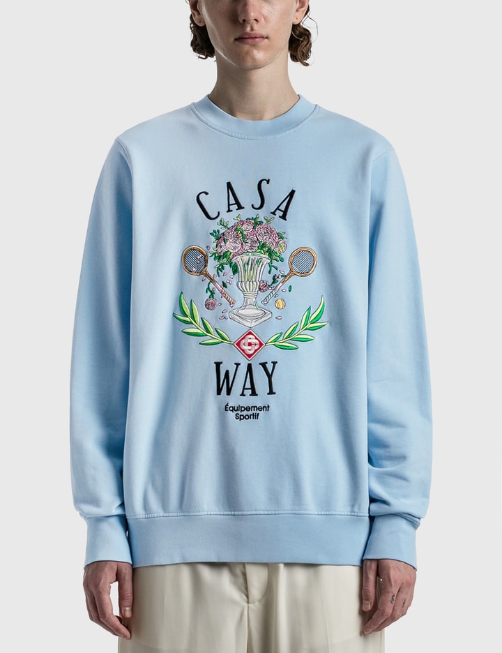 Casablanca - CASA WAY SWEATSHIRT | HBX - Globally Curated Fashion and ...