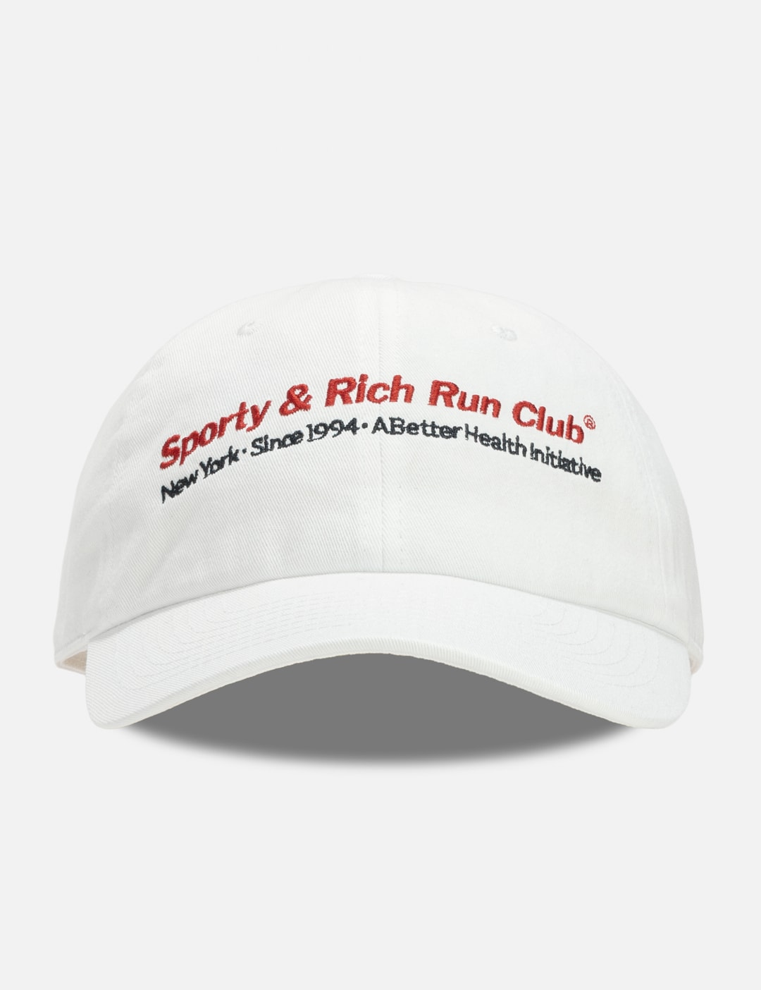 Sporty & Rich Run Club Hat - Classic cotton twill cap with embroidered ...
