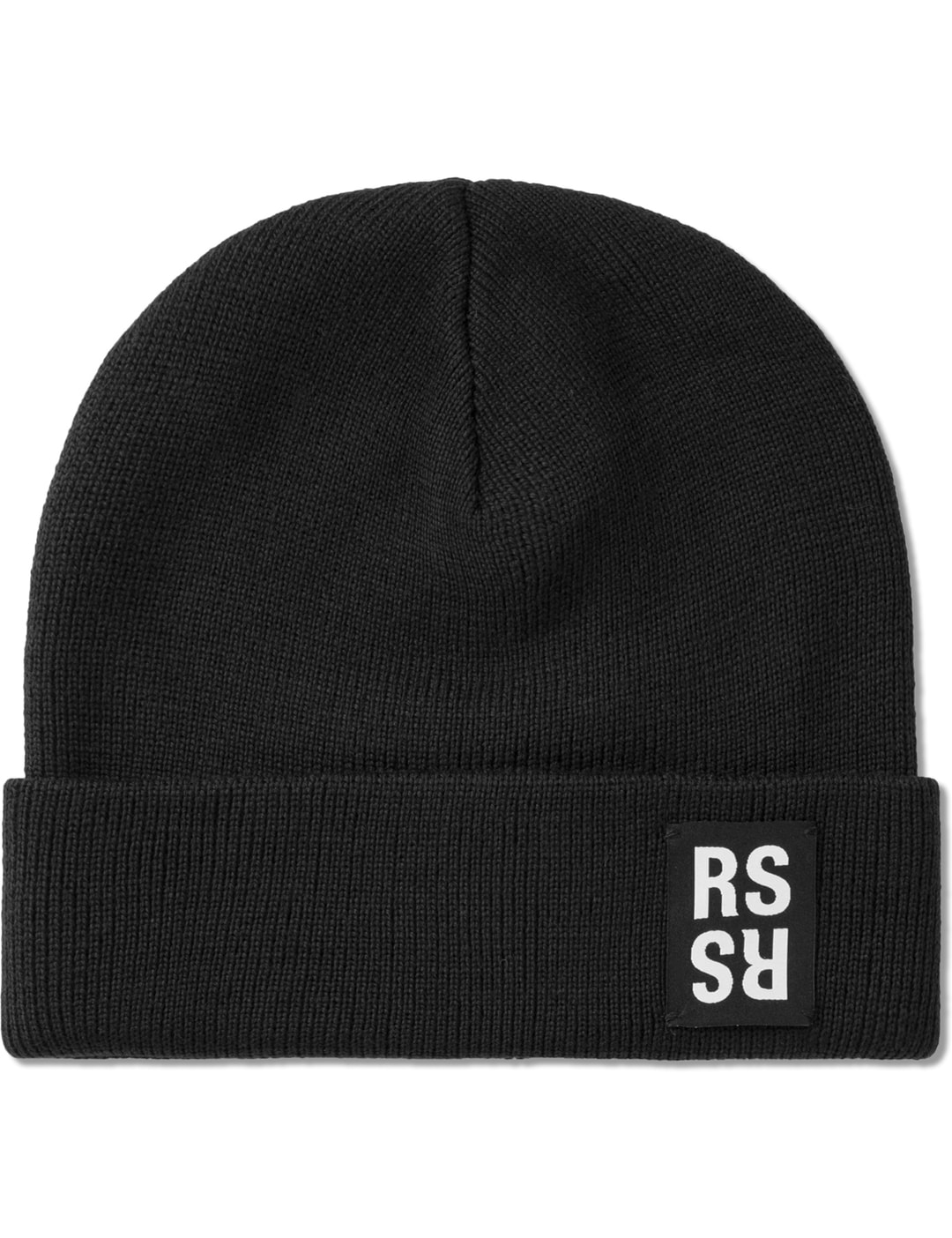 Raf Simons - Black Plain Knitted Beanie | HBX