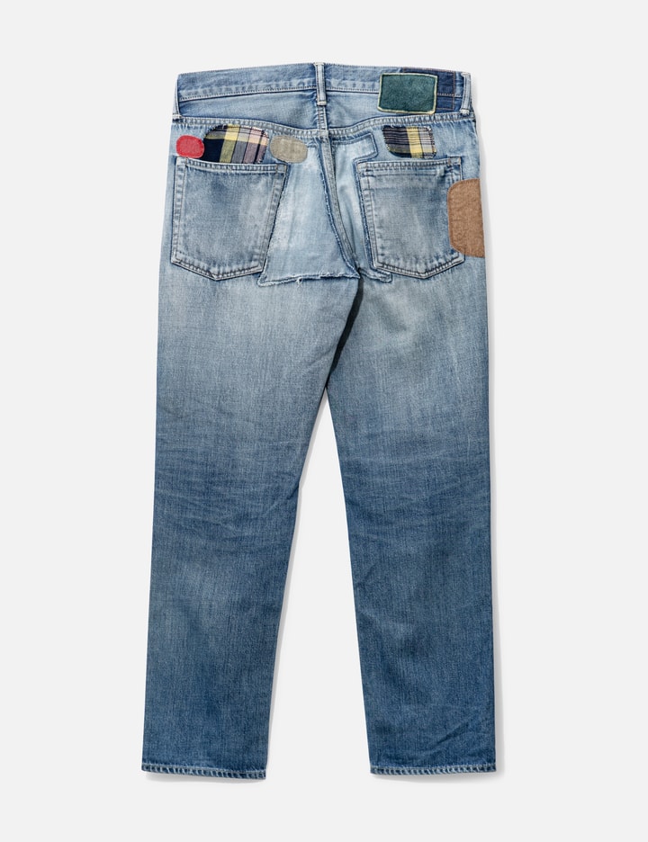 Visvim - VISVIM PATCHWORK WASHED JEANS | HBX - HYPEBEAST 為您搜羅全球潮流時尚品牌