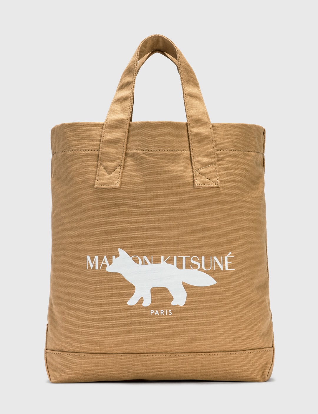Maison Kitsuné - Mk Stamp Tote Bag | HBX - Globally Curated Fashion and ...