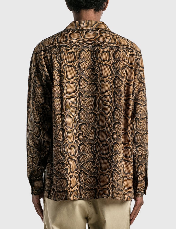 Wacko Maria - Python Open Collar Shirt | HBX - Globally Curated Fashion ...
