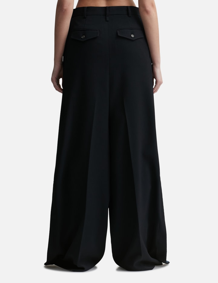 pushBUTTON - Blue Side Folded Wide Pants | HBX