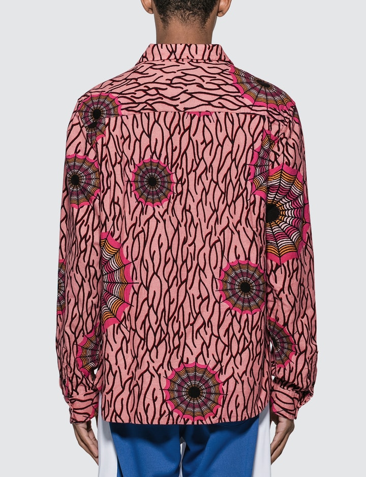 Stüssy - Spider Web Flannel Long Sleeve Shirt | HBX