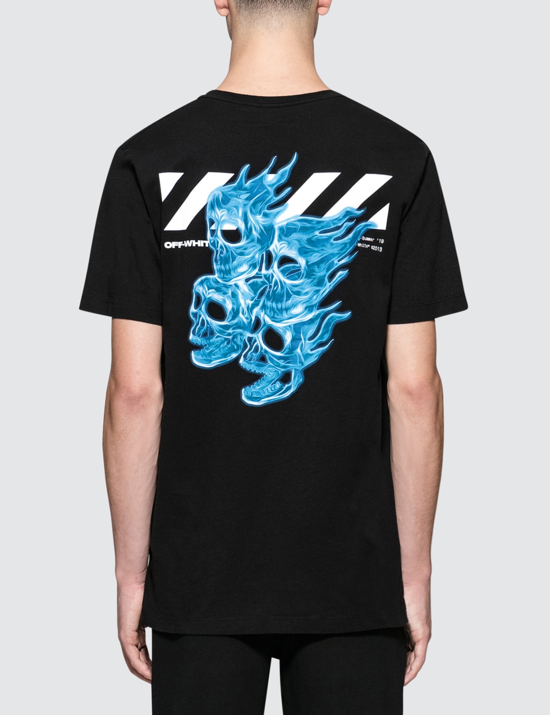 Off-White™ - Diag Skulls S/S Slim T-Shirt | HBX - Globally Curated ...