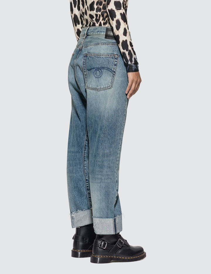 R13 - Crossover Asymmetric-waist Jeans | HBX - Globally Curated Fashion ...