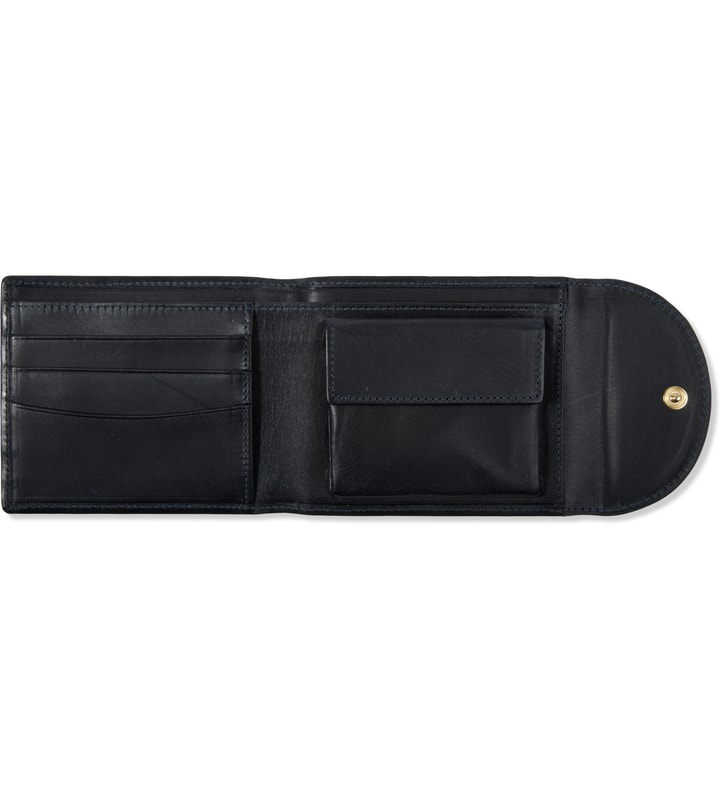 A.P.C. - Dark Navy Isaac Wallet | HBX - Globally Curated Fashion and ...