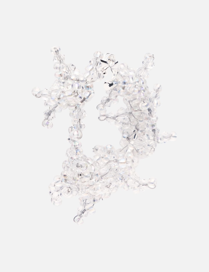 Helena Thulin Vepra Clear Loop Locker Earring - Clear crystal bead ...