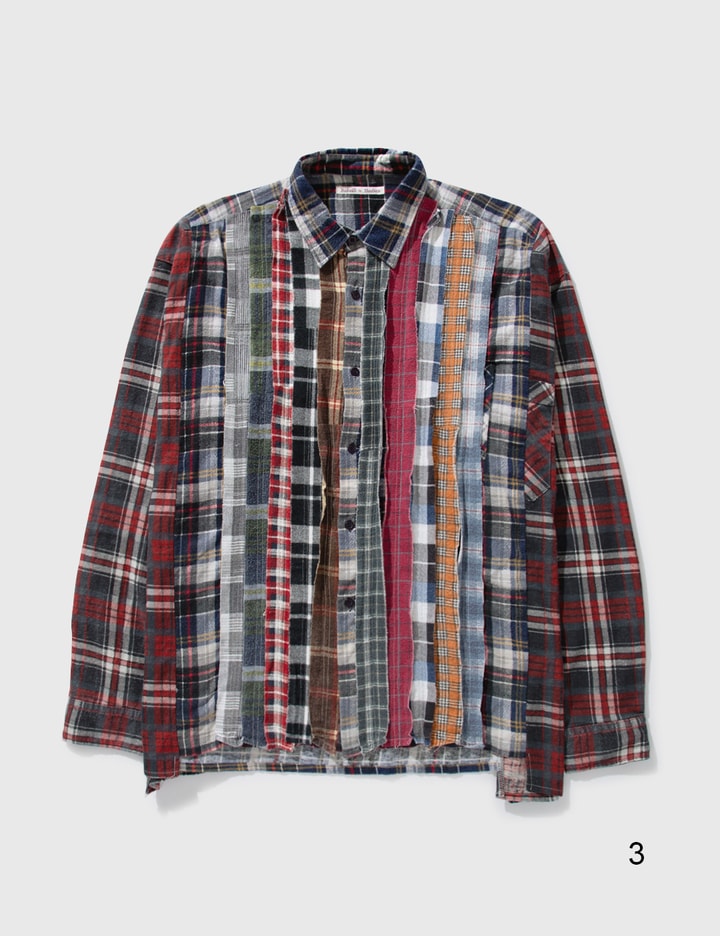 Needles - Flannel Shirt | HBX - Globally Curated Fashion and Lifestyle ...