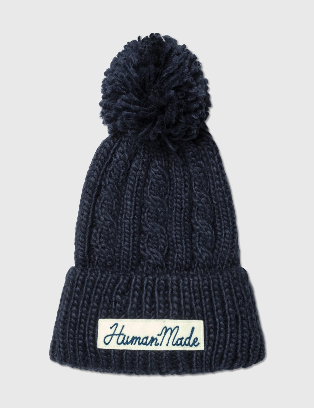 Human Made - Cable Pop Beanie | HBX - Globally Curated Fashion and ...