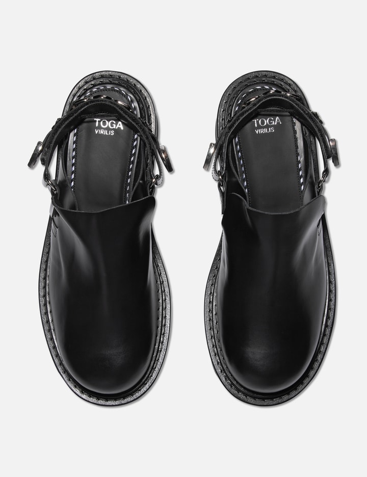 Toga Virilis - CLASSIC LEATHER CLOGS | HBX