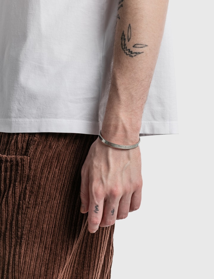 Maison Margiela - Logo Cuff Bracelet | HBX - Globally Curated Fashion ...