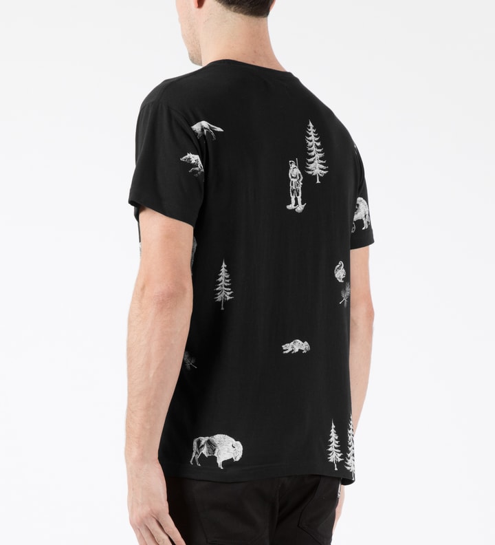 Raised By Wolves - Black Trap Life T-Shirt | HBX - Globally Curated ...