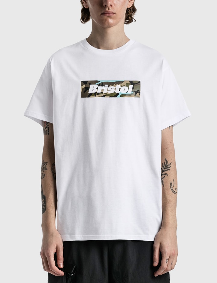 F.C. Real Bristol - CAMOUFLAGE BOX LOGO T-SHIRT | HBX - Globally ...