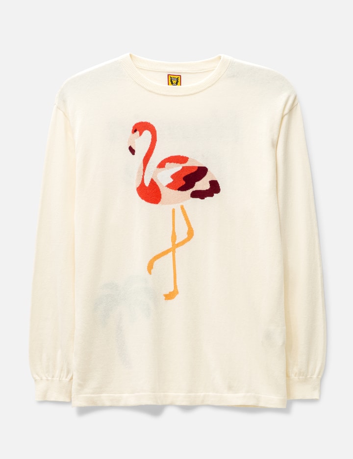 Human Made - FLAMINGO KNIT SWEATER | HBX - Globally Curated Fashion and ...