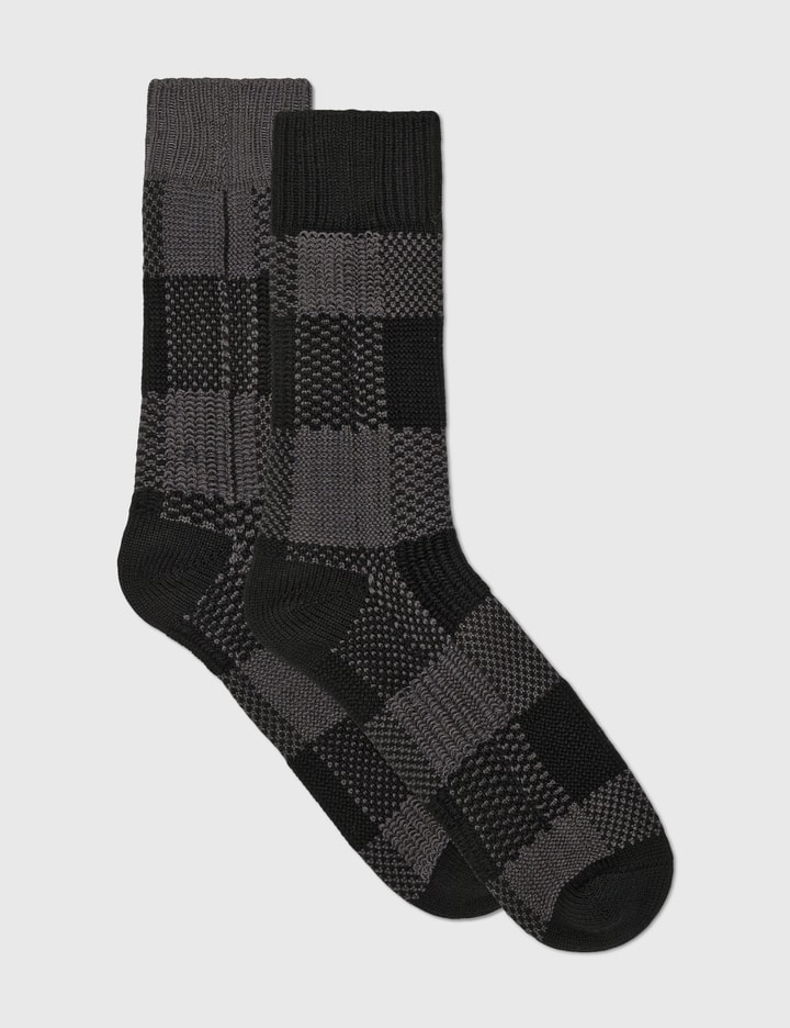 Sacai - Buffalo Check Socks | HBX - Globally Curated Fashion and ...