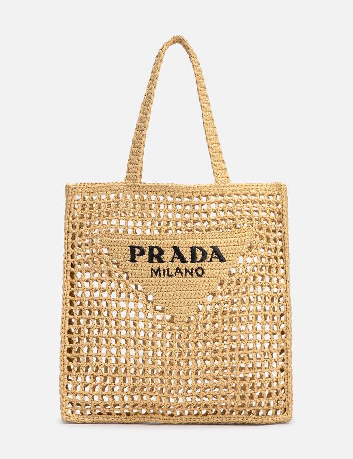 Prada - Raffia Tote Bag | HBX - Globally Curated Fashion and Lifestyle ...